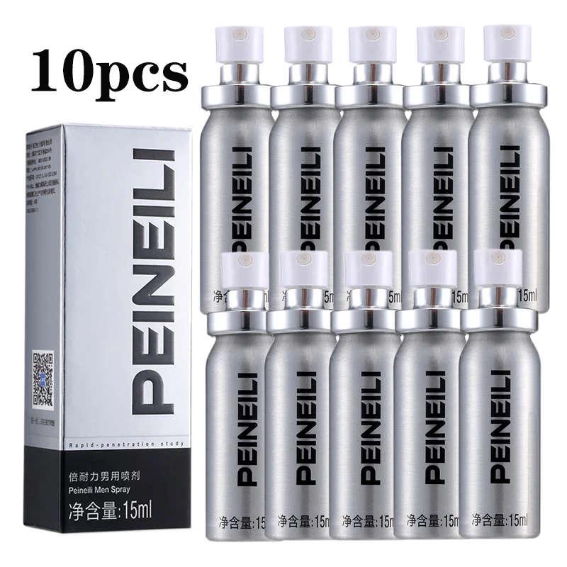 10pcs Penile Erection Spray Peineili Male Delay Spray Lasting 60 ...