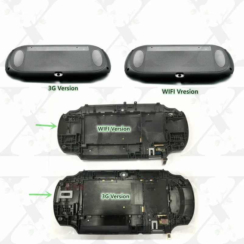 Novo preto console capa traseira para ps vita psv 1000 console de volta ...