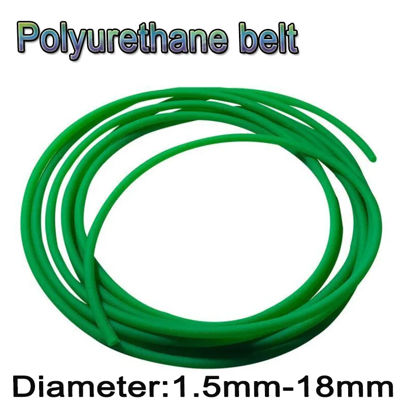 Diameter-1-5-12mm-Green-Polyurethane-Conveyor-Belts-Round-PU-Drive-Belt ...