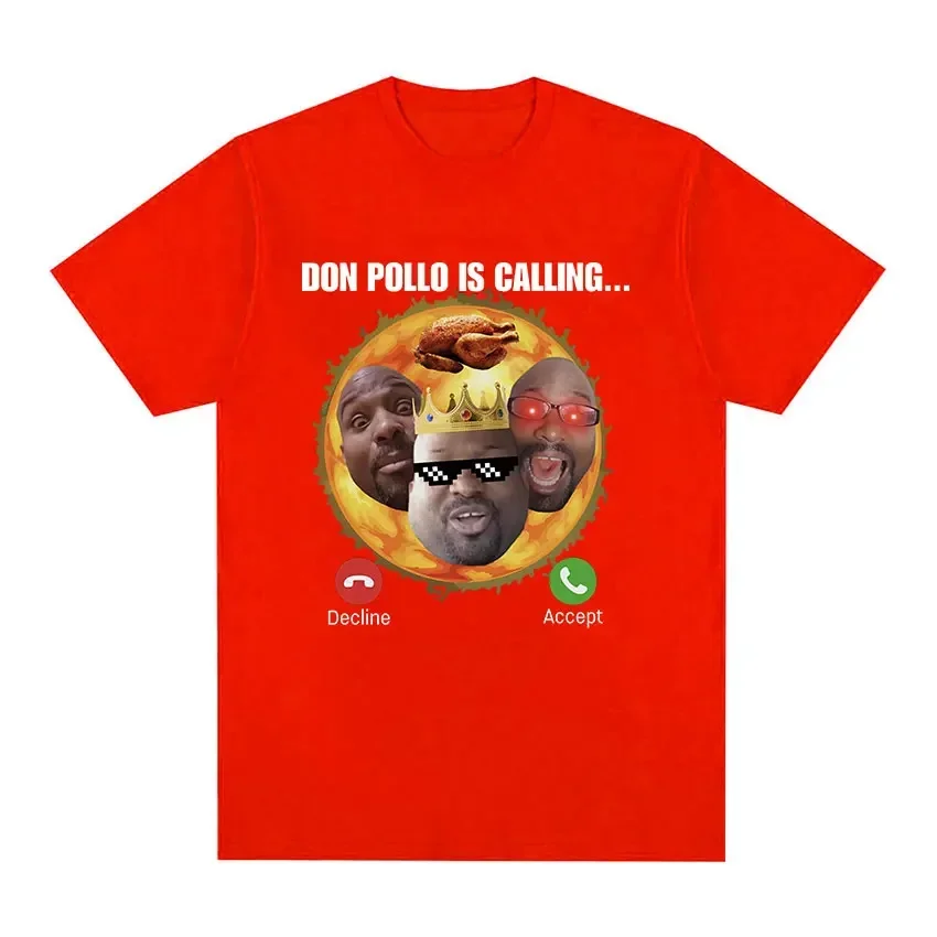 Don-Pollo-Funny-Meme-Pattern-T-shirt-Ohio-King-Top-Clothing-T-shirt ...