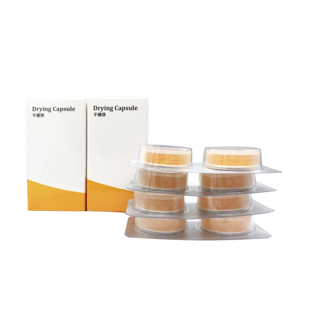 2 Boxes (4 Cards) Hearing Aid Drying Capsules Dry Tablets Dryer Bricks ...