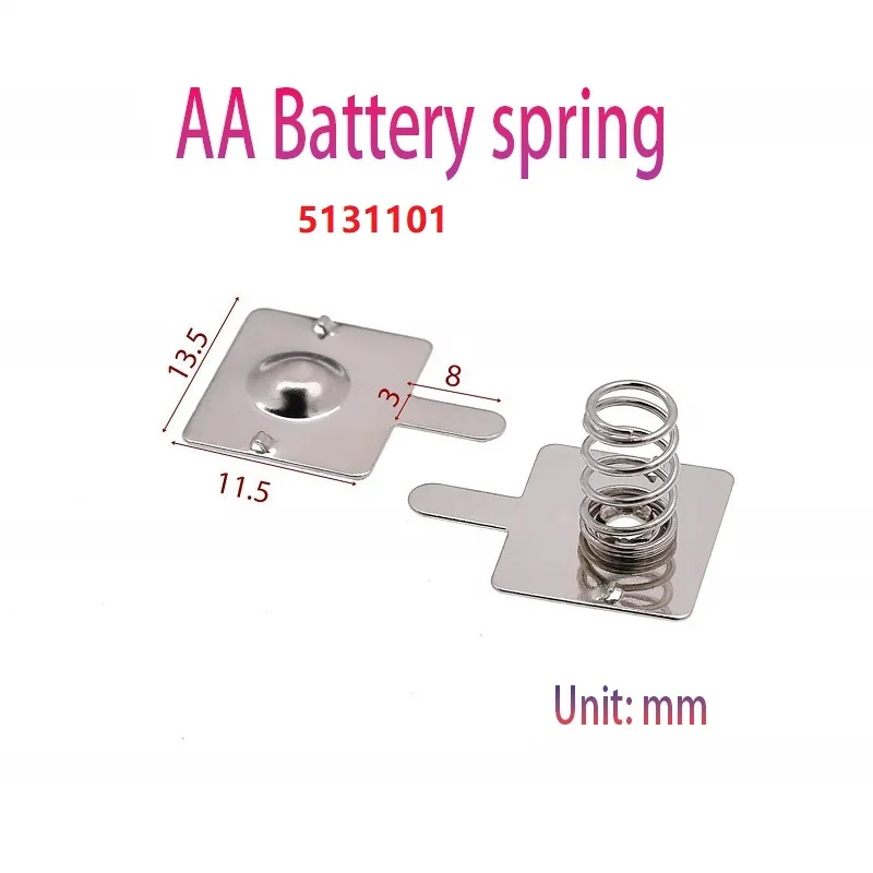 50 Pieces AA Battery Spring,hrapnel Positive and negative contiguous ...