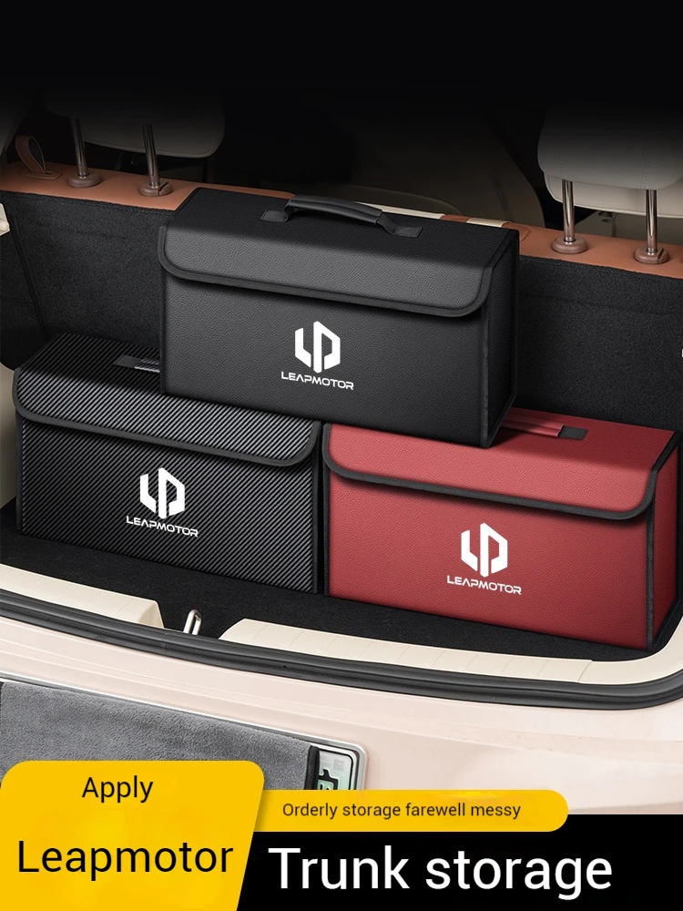 Car Trunk Storage Box Organizer Foldable Stowing Tidying Container Bag ...