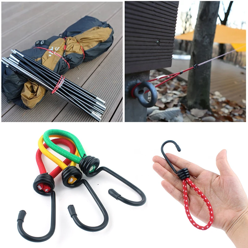 Random-Tent-Elastic-Rope-Cord-Hook-Versatile-Outdoor-Camping-Canopy ...
