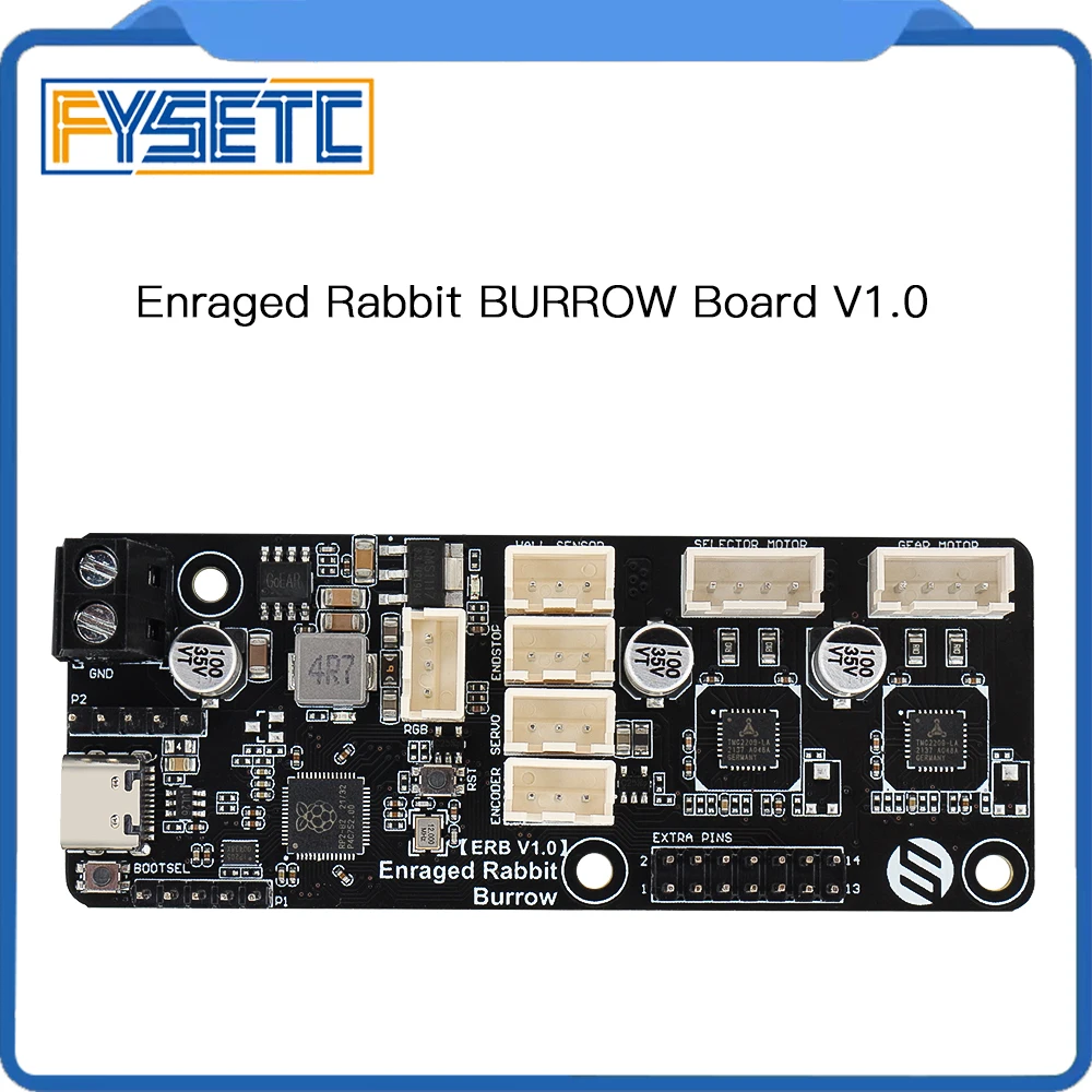 FYSETC ERB Board with RP2040 MMU Enraged Rabbit BURROW board Feeder ...