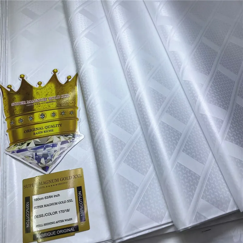 5-Meter-100-Cotton-African-Jacquard-Basin-Dress-Fabric-Bazin-Riche ...
