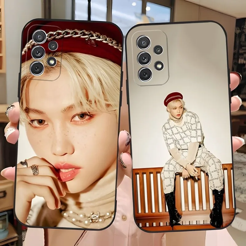 Felix Stray Kids Phone Case For Samsung Galaxy A20 A52 A13 A53 A31 A32 ...
