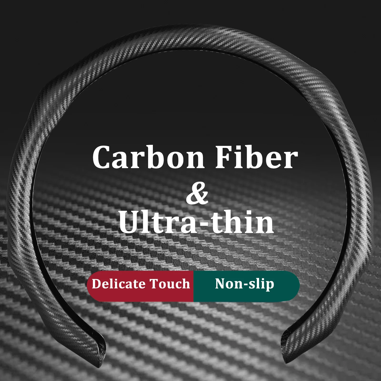 For Audi A3 A4 A5 Q3 Q5 Q7 RS3 RS5 Carbon Fiber Pattern Car Steering ...