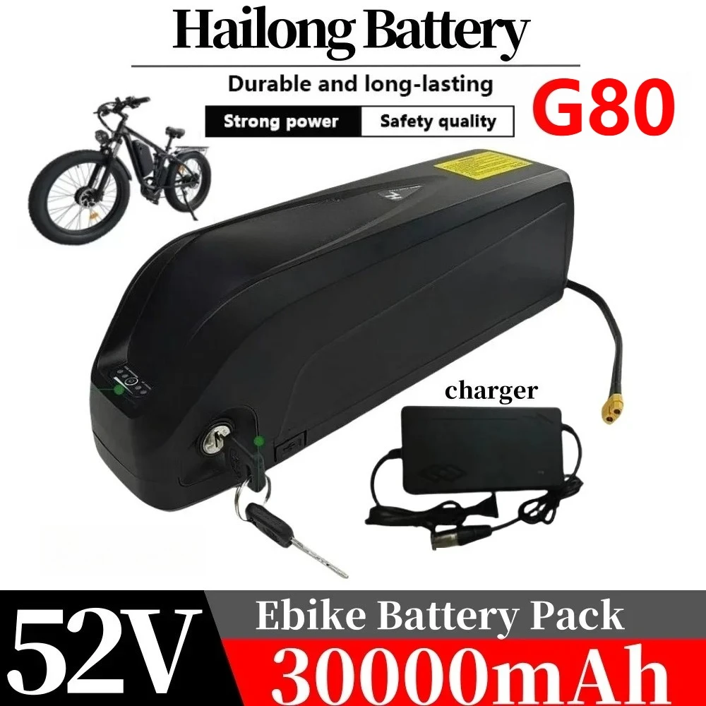 14S5P 52v 30Ah for Hailong G80 Battery Box 18650 Cells Pack 250W~1500W ...