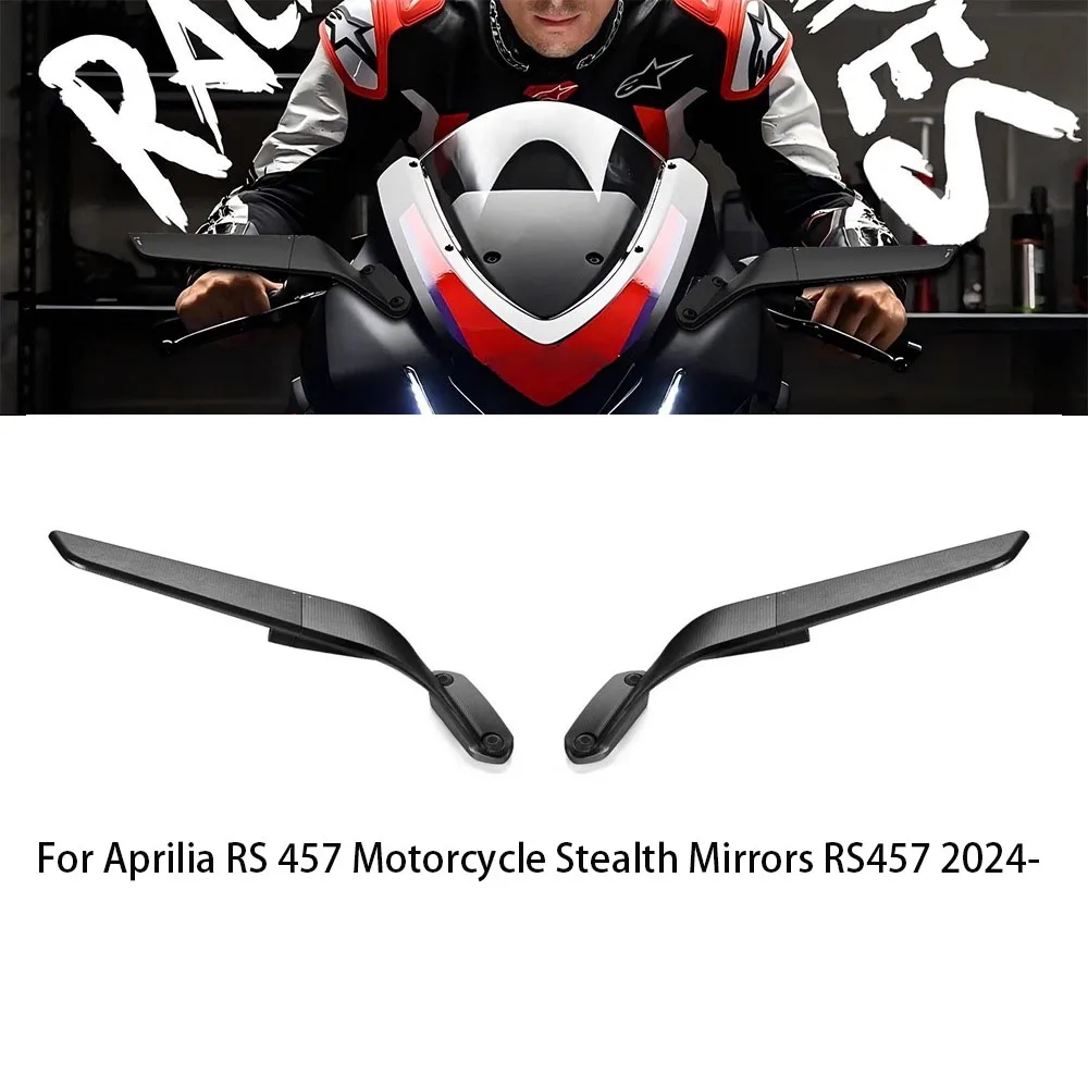 For Aprilia RS 457 Motorcycle Stealth Mirrors RS457 2024- Accessories ...