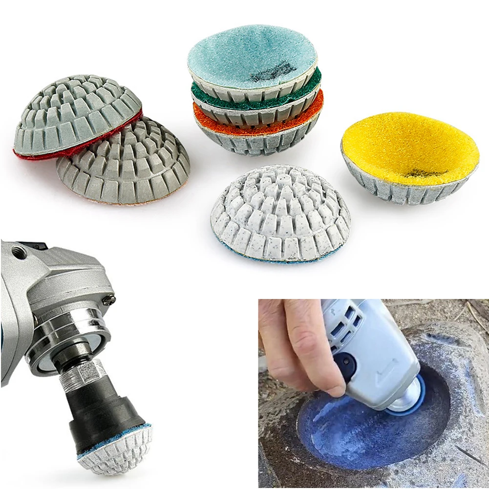 2inch Soft Grinding Wheel Wet Dry Diamond Polishing Pad Sanding Disc ...