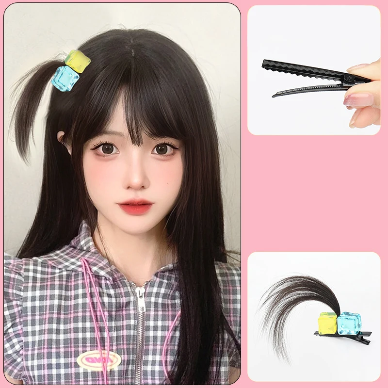 Molans-New-Solid-Color-Wig-Ahoge-Hair-Claw-Clip-Wig-Catch-Clip-COS ...