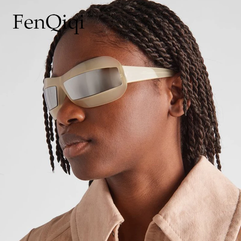 Gafas de sol con personalidad para mujer, lentes reflectantes de estilo ...