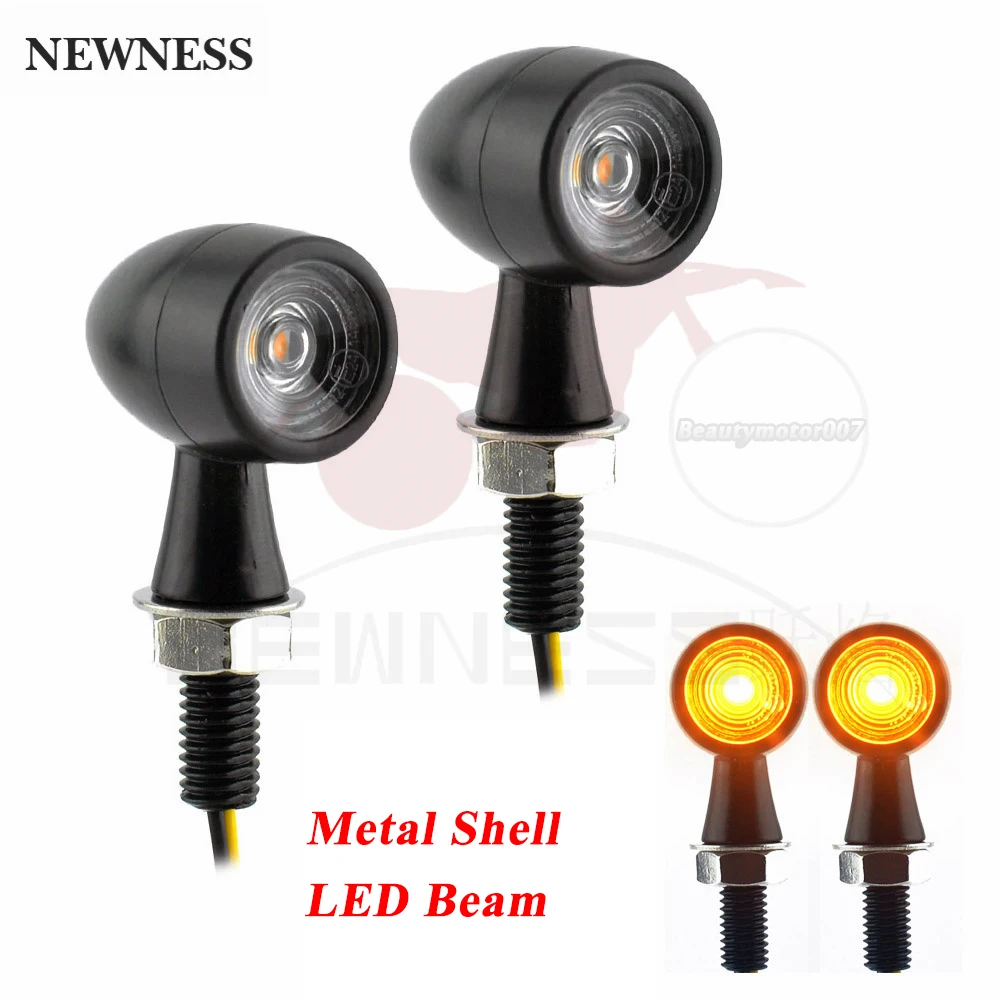 Motorcycle-Mini-Metal-Bullet-Indicators-clignotant-Brake-Amber-Lamp-LED ...