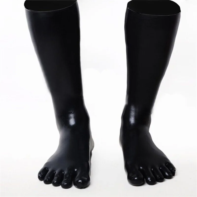 Latex-5-Toes-Middle-Socks-Five-finger-Tocking-Unisex-for-Women-Men-Wear ...