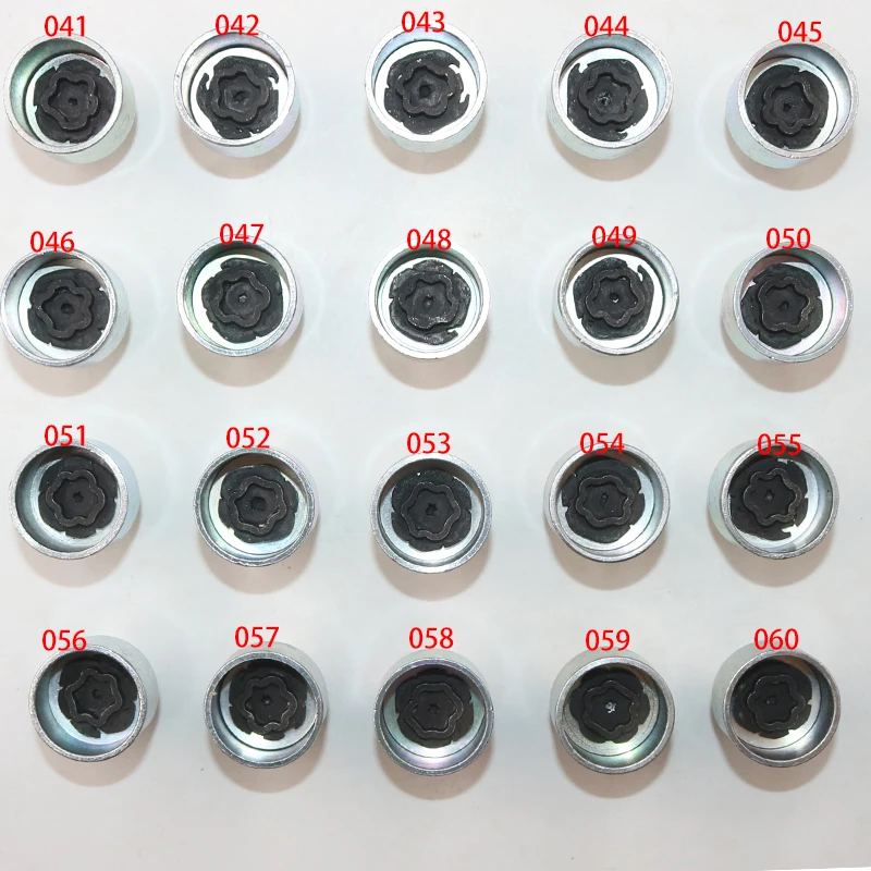 Car Tire Anti-theft Wheel Bolt Lock Nut Key Adapter Sleeve Disassembly ...