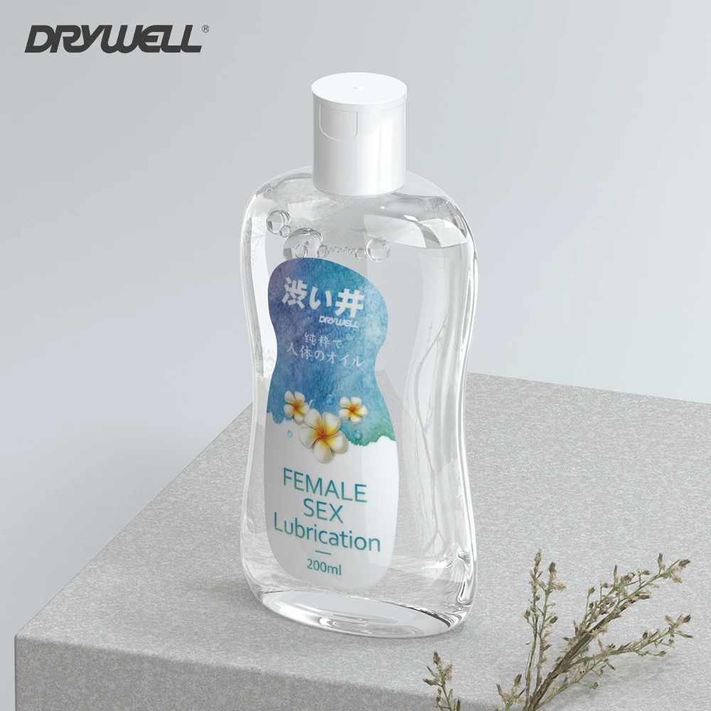 DRY WELL 200ML Aloe Sex Lube Water-based Sexual Lubricant for Sex Silky ...