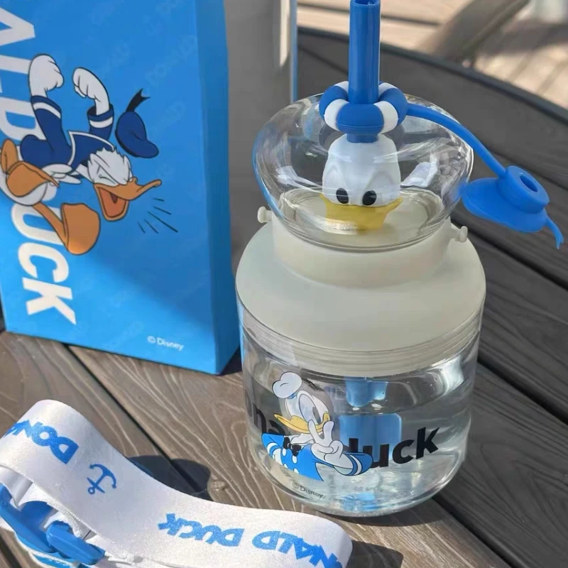 Disney-Mickey-Minnie-Donald-Duck-Children-s-Water-Kettle-Cup-With-Straw ...