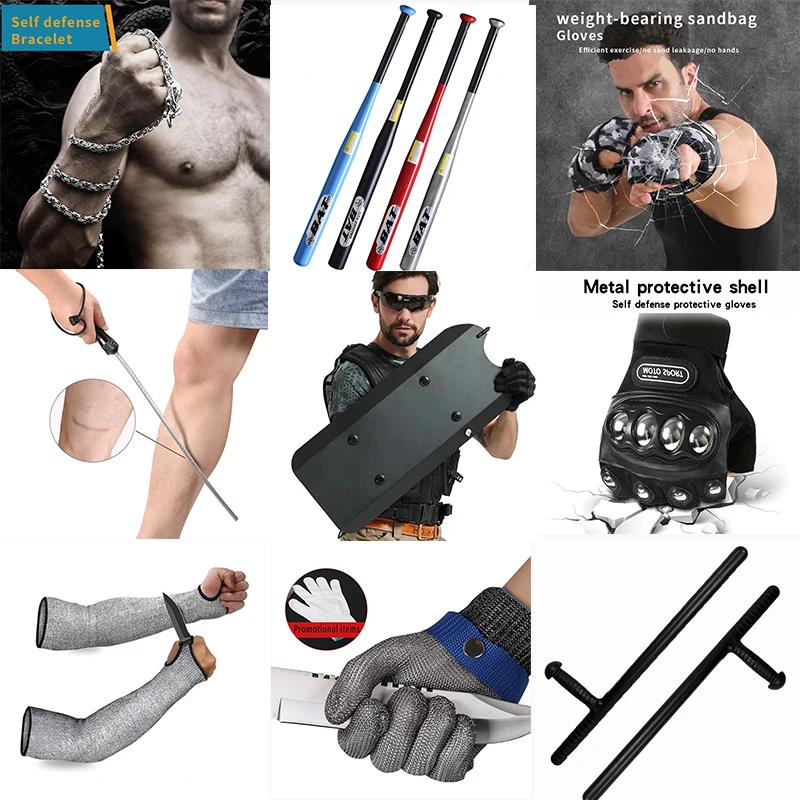 Self-Defense-tools-Shield-boxing-glove-Iron-ring-self-defense-weapons ...