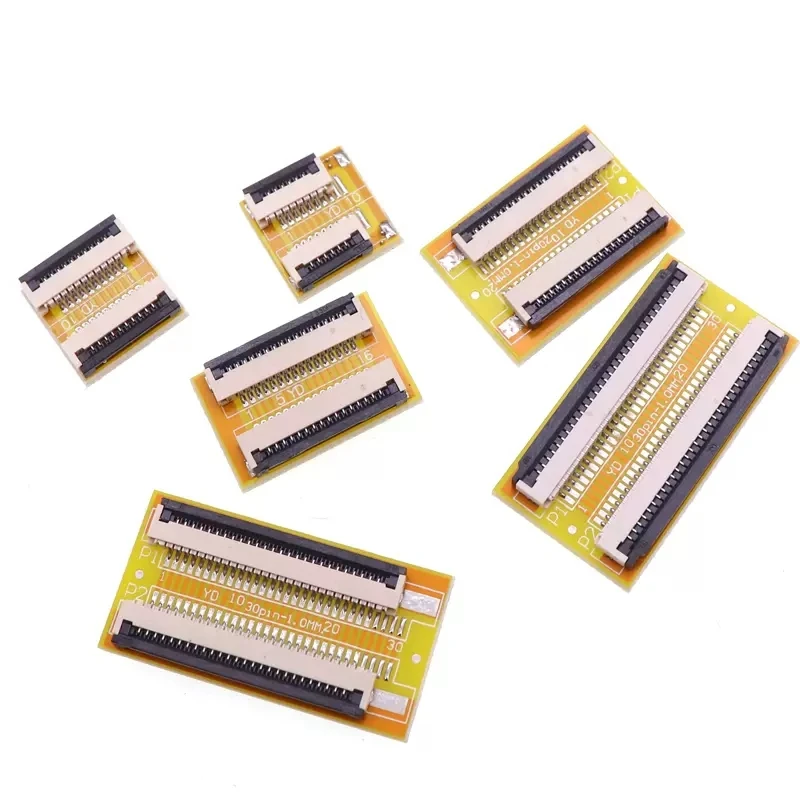 FPC FFC Flexible Flat Cable Extension Board 0.5mm 1mm Pitch 4Pin 5 6 7 8 9 10 12 14 15 16 20 30 ...