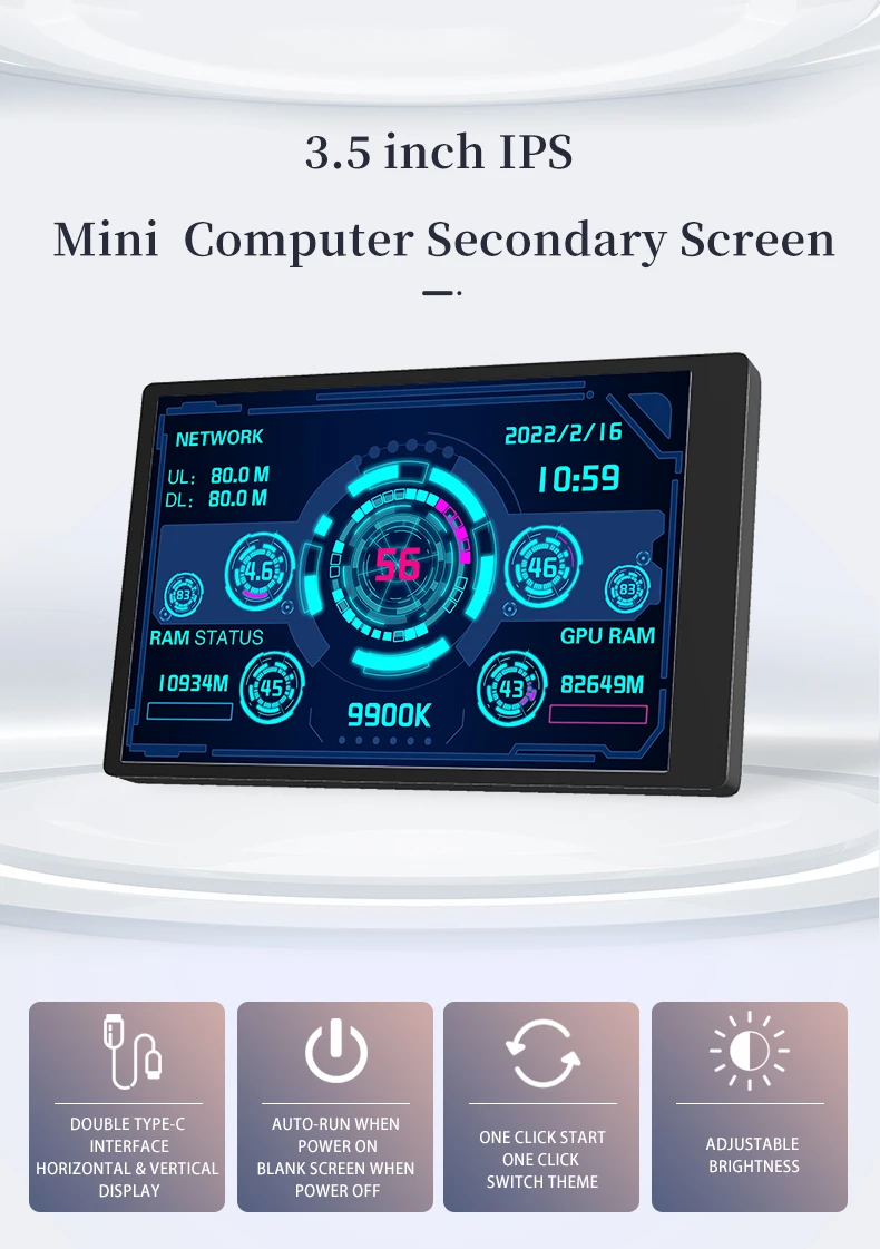 IPS Type-C Secondary Screen - Bit Home