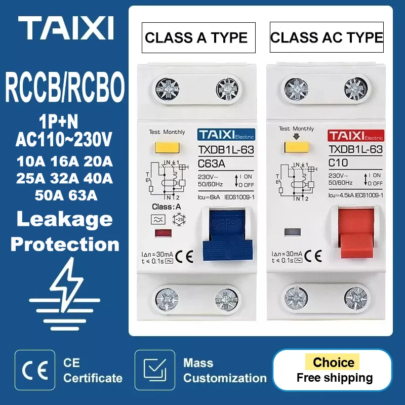 MCB-RCCB-RCD-Type-A-AC-RCBO-DPNL-Residual-Current-Circuit-Breaker-Short ...