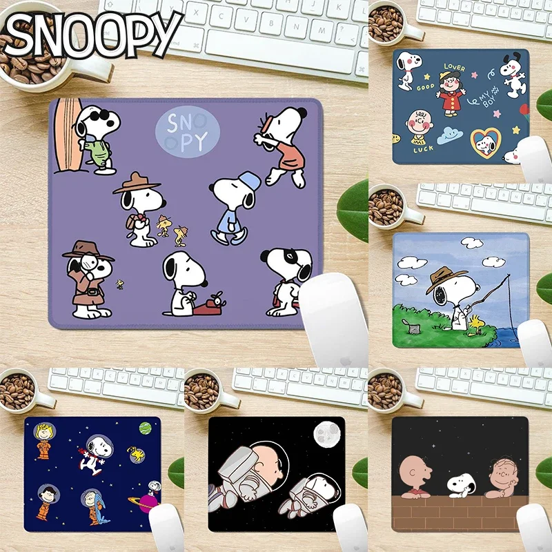 Snoopy-Cute-Small-Mouse-Pad-Computer-Laptop-Mousepad-Rectangle-Non-slip ...