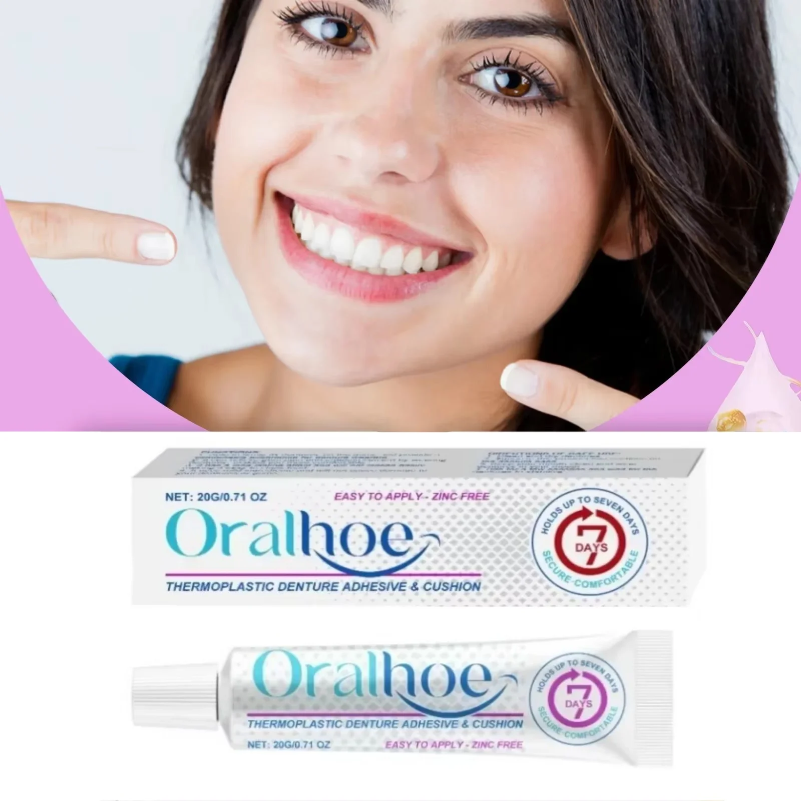 Thermoplastic Denture Adhesive &cushion Reduce Gum Pain Caused Friction ...