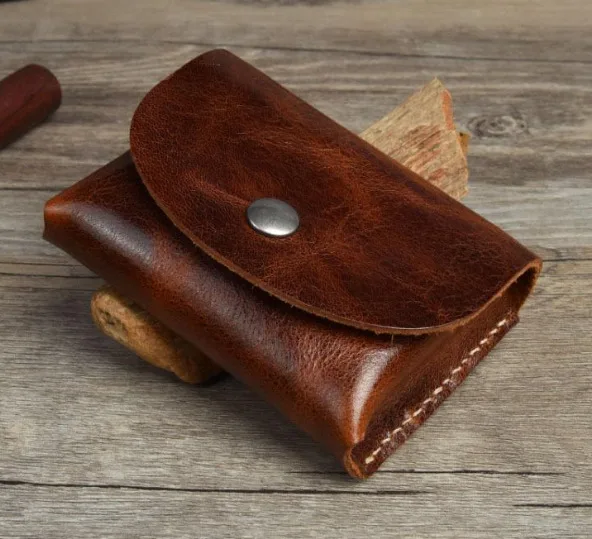 Handwork-Vintage-Leather-Coin-Purse-Genuine-Leather-Minimalist-Coin ...