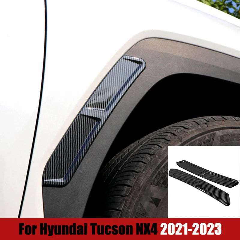 Front Rear Wheels AC Air Flow Vent Fender Cover Kit Trim For Hyundai ...