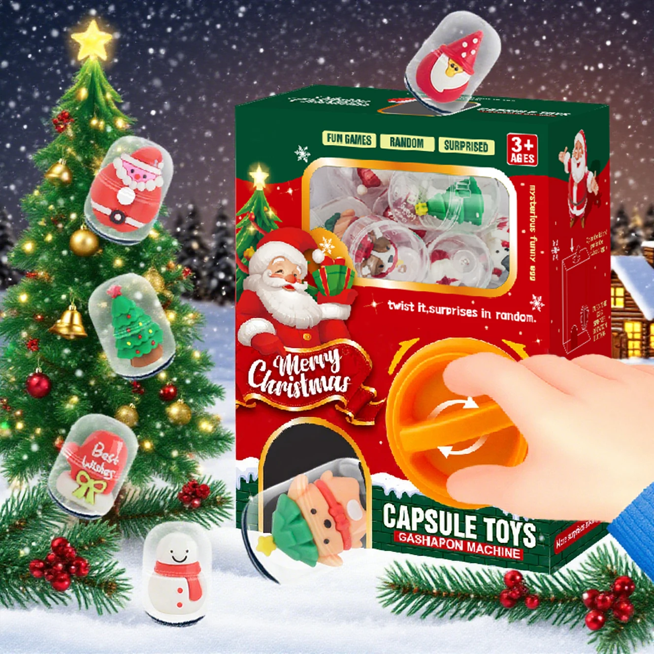 X'max Gift Gachapon Machines with Random Capsule Egg Twisting Machine ...