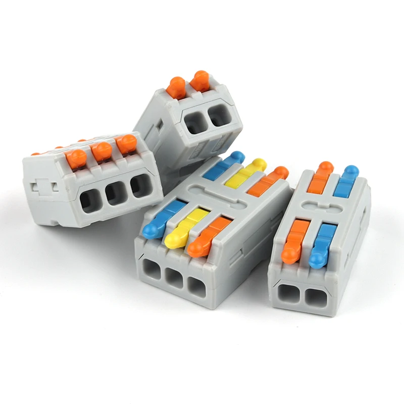 10PCS-Quick-Disconnect-Compact-Lever-Mini-Wire-Connector-2-3-Pin ...