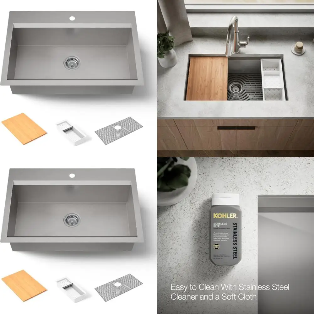 Kohler Task Stainless Steel Kitchen Sink