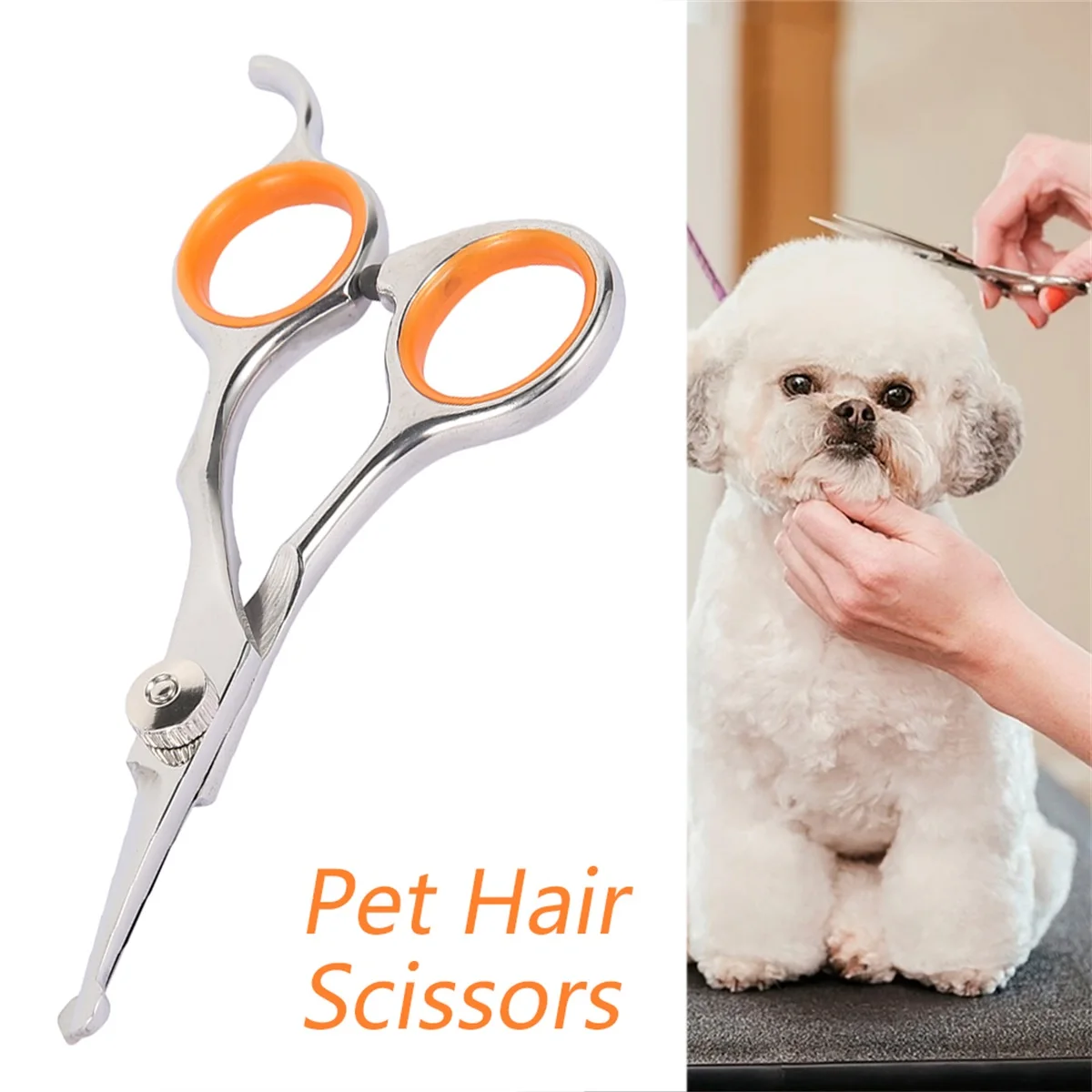 Cat-Dog-Hair-Scissors-Professional-Pet-Hair-Cutting-Tools-Stainless ...