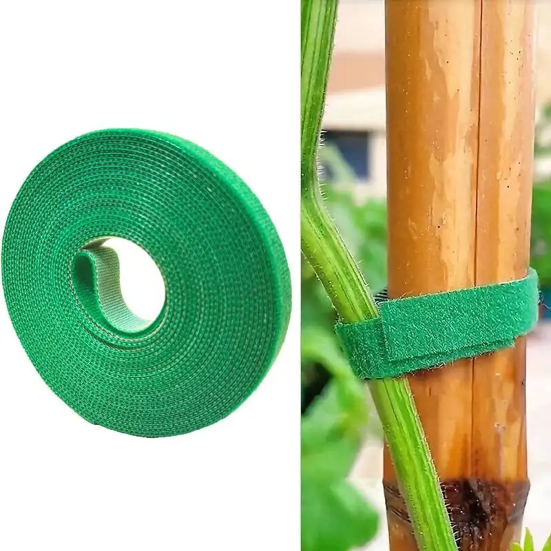 Garden-Tie-12mmx5M-Green-Tape-Twist-Ties-Garden-Plant-Supports-Tomato ...