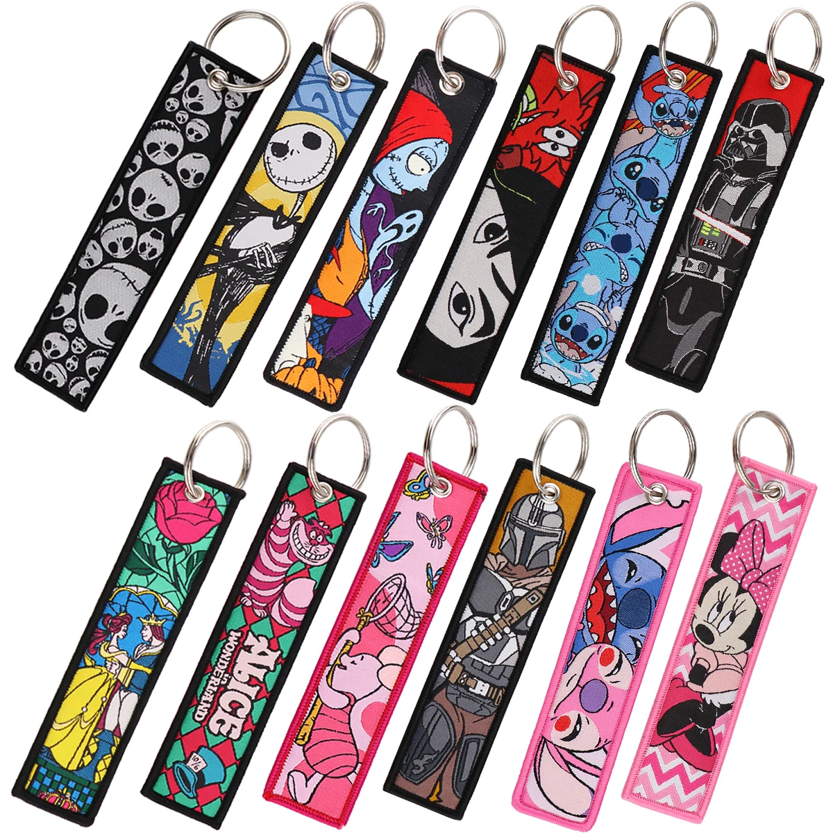 The Nightmare Before Christmas Key Tag Keychains Keychain for Car ...