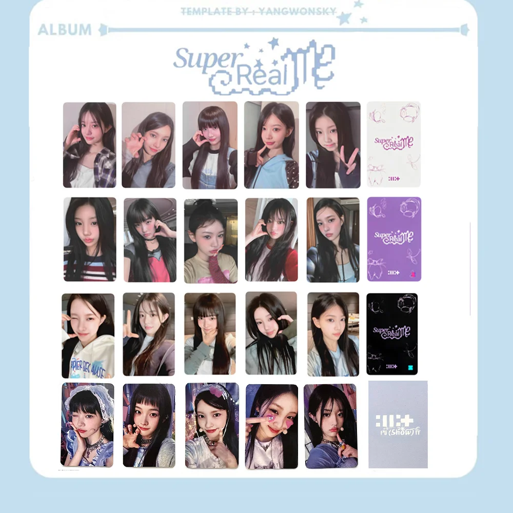 KPOP-ILLIT-Debut-Album-Super-Real-Me-Card-MOKA-IROHA-WONHEE-M2-Special ...