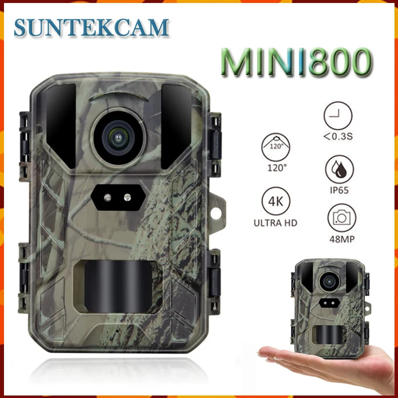 NEW-Mini800-Hunting-Trail-Camera-48MP-4K-Outdoor-Infrared-Low-Glow ...