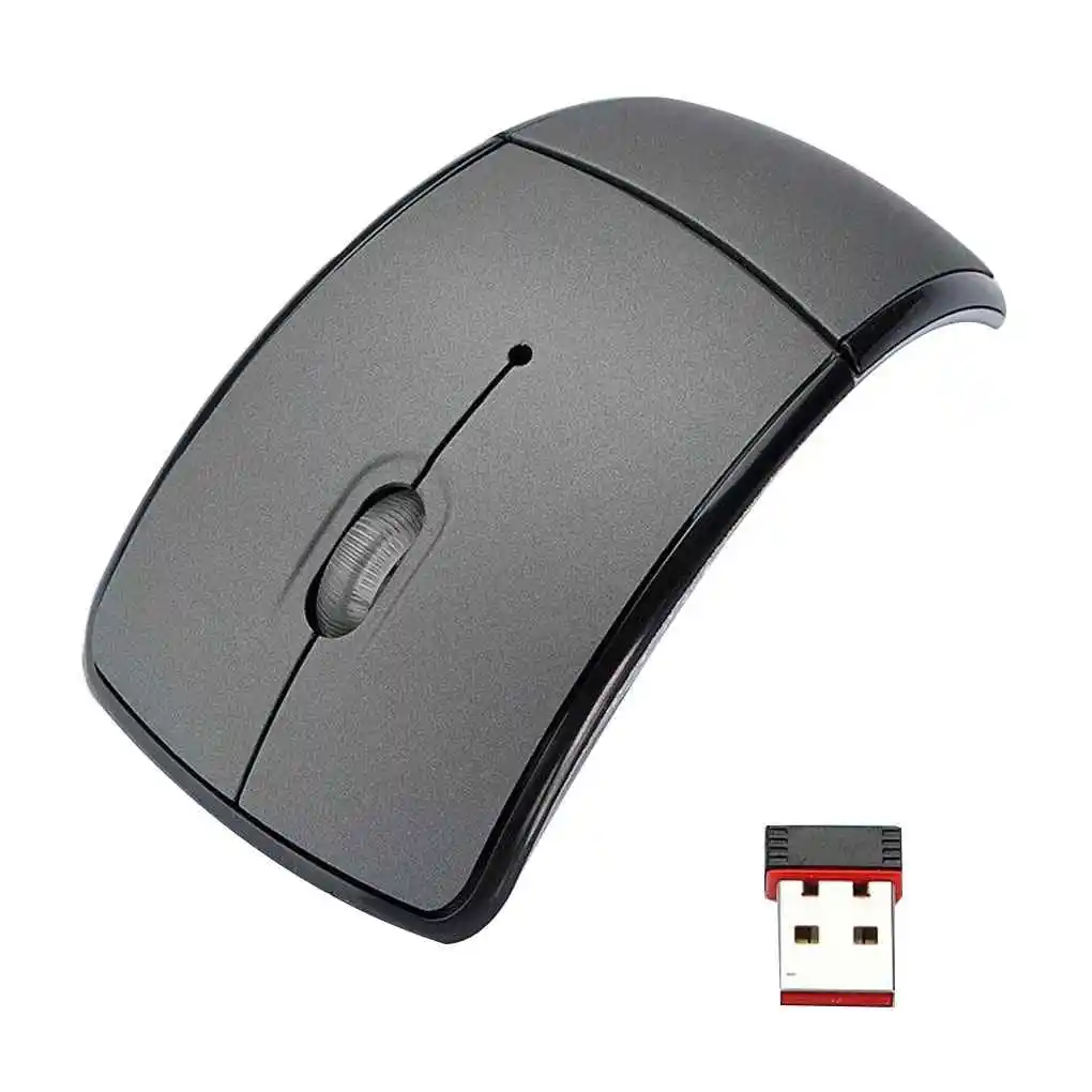 New-2-4G-Wireless-Mouse-Foldable-USB-Receiver-Folding-Optical-Wireless ...