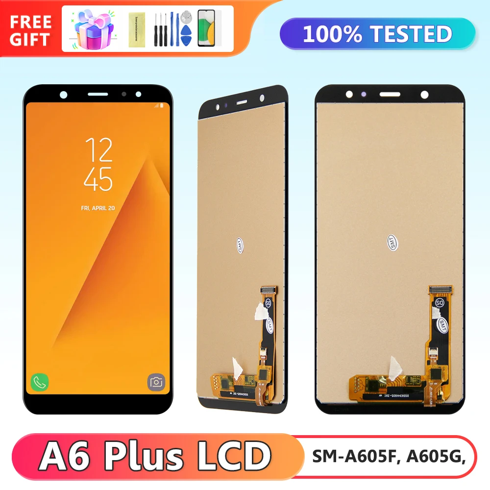 6-0-A6-Plus-tft-Display-for-Samsung-Galaxy-A6-2018-A605-A605F-A605G-Lcd ...