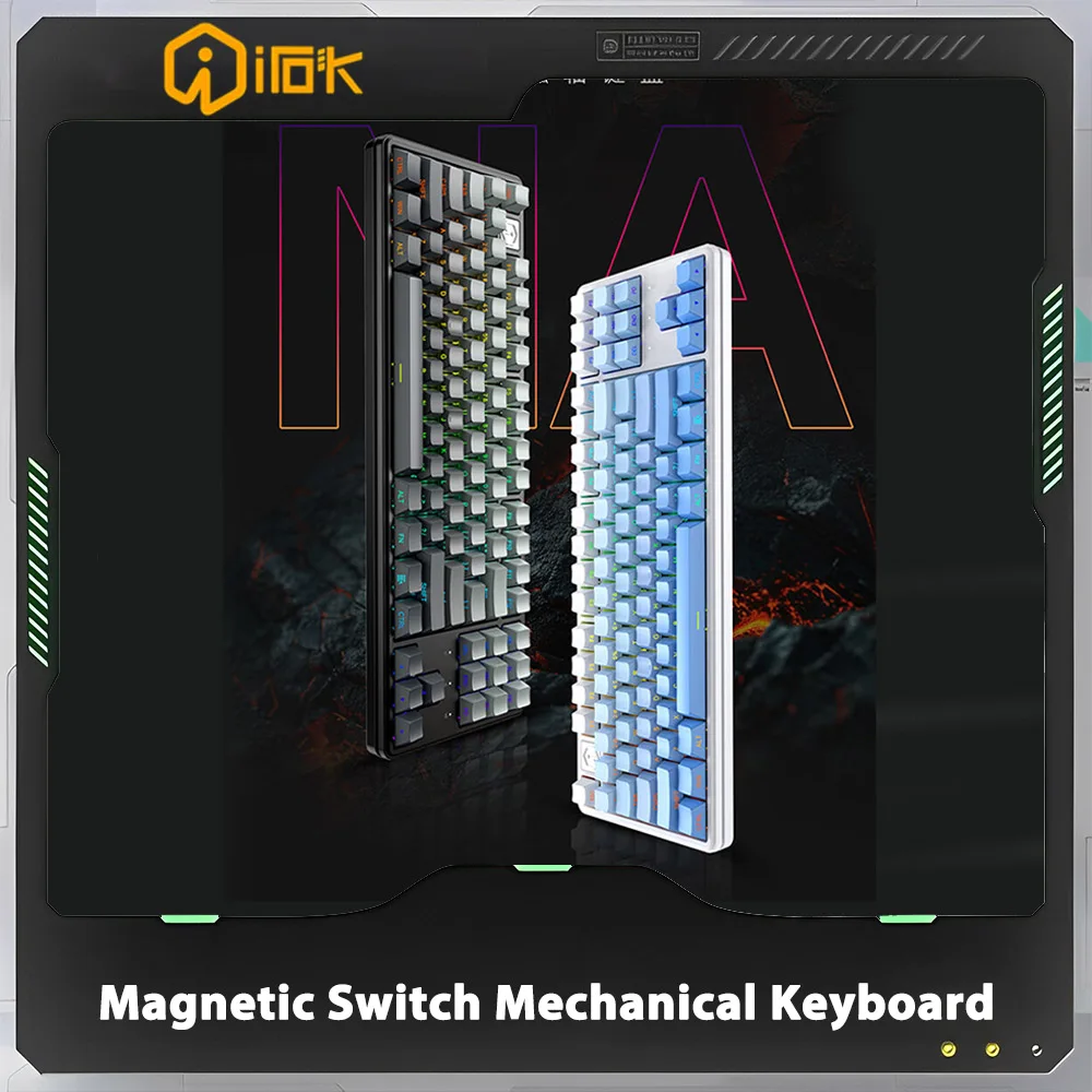 Irok-NA87Pro-Magnetic-Switch-Mechanical-Keyboard-8KHz-Gamer-Keyboard ...