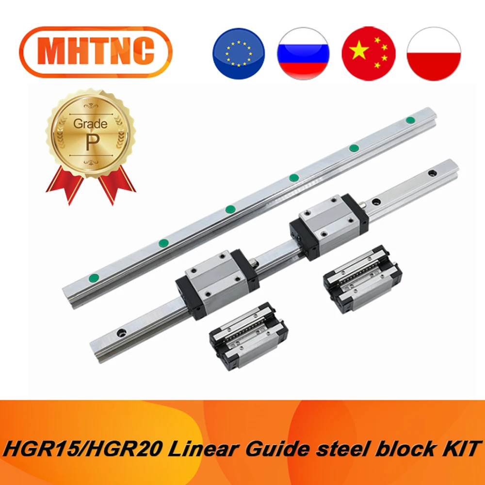 Linear Guide Set | Linear Rails | Hgr20 Block | Hgh20ca | Hgh15ca - Eu ...