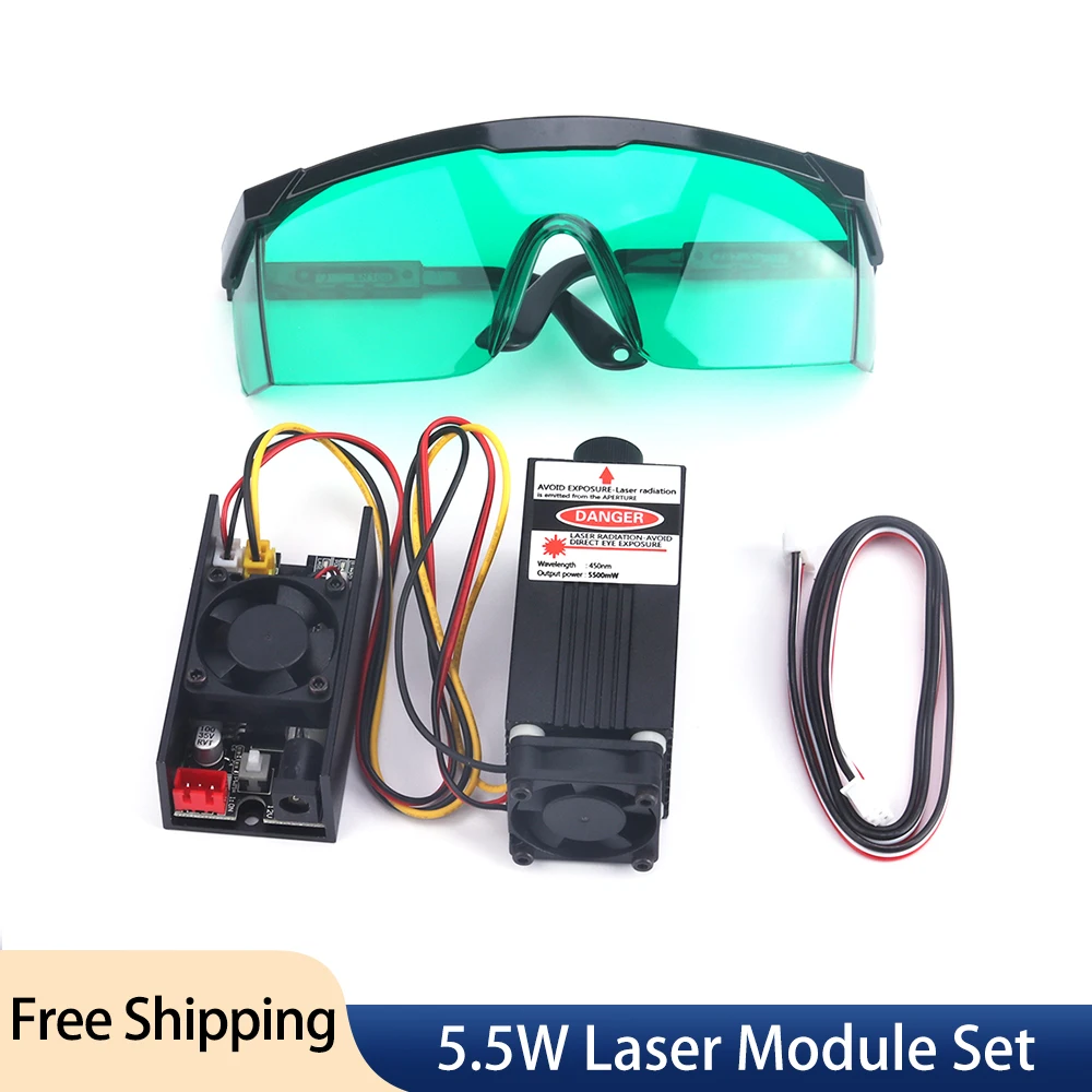 CNC-Laser-Engraving-Tools-5-5W-Laser-Module-450nm-Engraving-Laser-Head ...