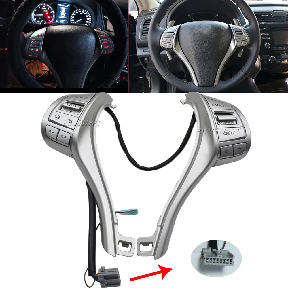 25550-3TA3A Multifunction Steering Wheel Combination Control Switch For ...