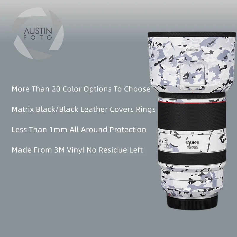 RF70-200 Lens Decal Skin For Canon RF 70-200 F2.8 L IS Wrap Film ...
