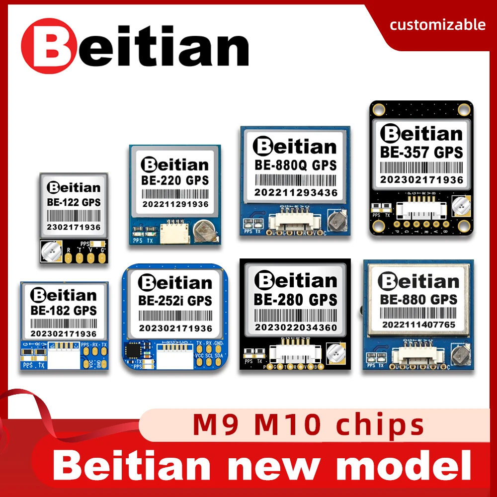 Beitian 드론 안테나 모듈, UAV Pixhawk PX4 PIX32 TTL GNSS GPS 수신기, BE BK BN 180 220 280 357 880 880Q ...