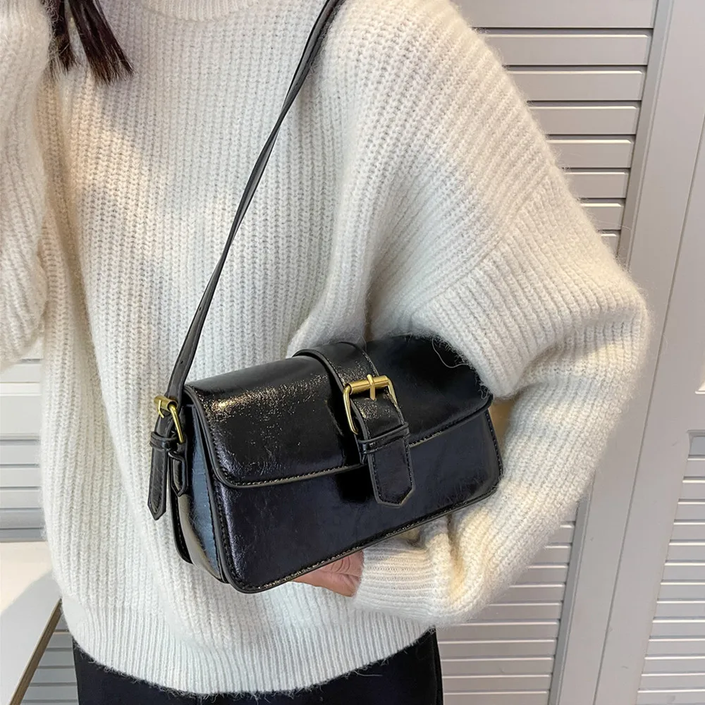Square Vintage Small Handbag | Small Underarm Shoulder Bag | Underarm ...