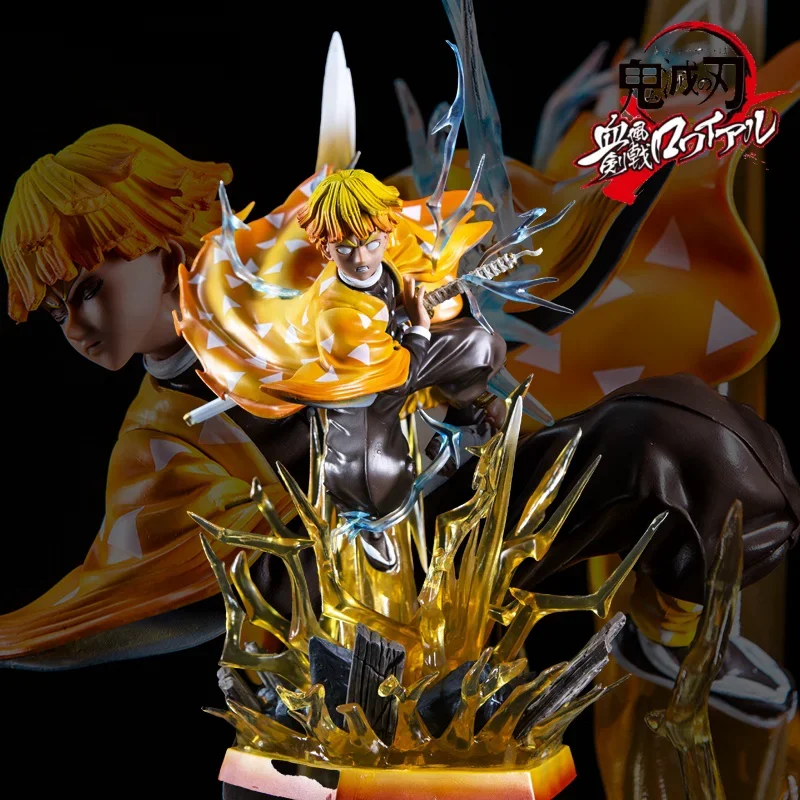 Hot-Demon-Slayer-Agatsuma-Zenitsu-Pvc-Action-Figures-Toy-Thunderclap ...