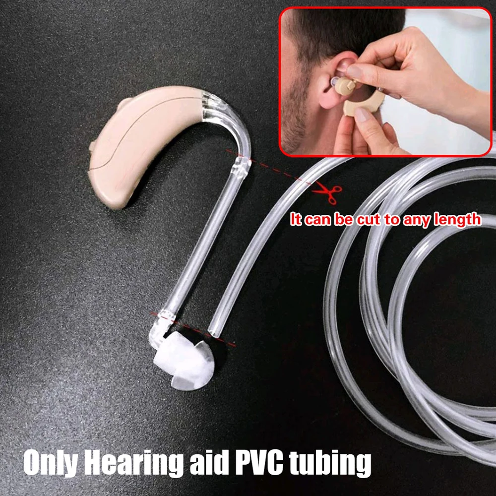 1PC 100CM PVC Tubing for BTE Hearing Aid Earmold Tube Tubing PVC ...