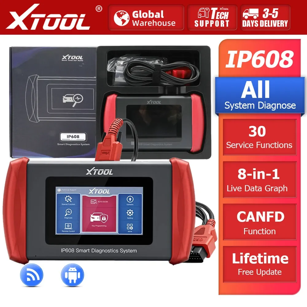 XTOOL-Inplus-IP608-Car-Diagnostic-Tool-30-Service-Functions-OBD2 ...